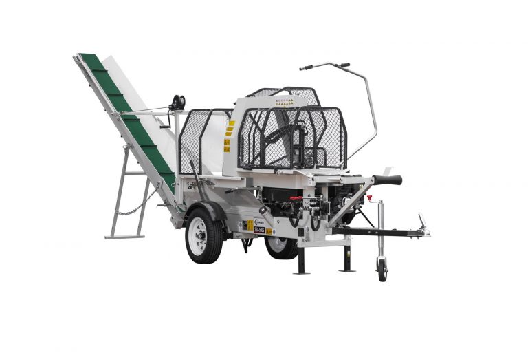 The Lumag SSA500G processor enables one operator to process firewood in ...